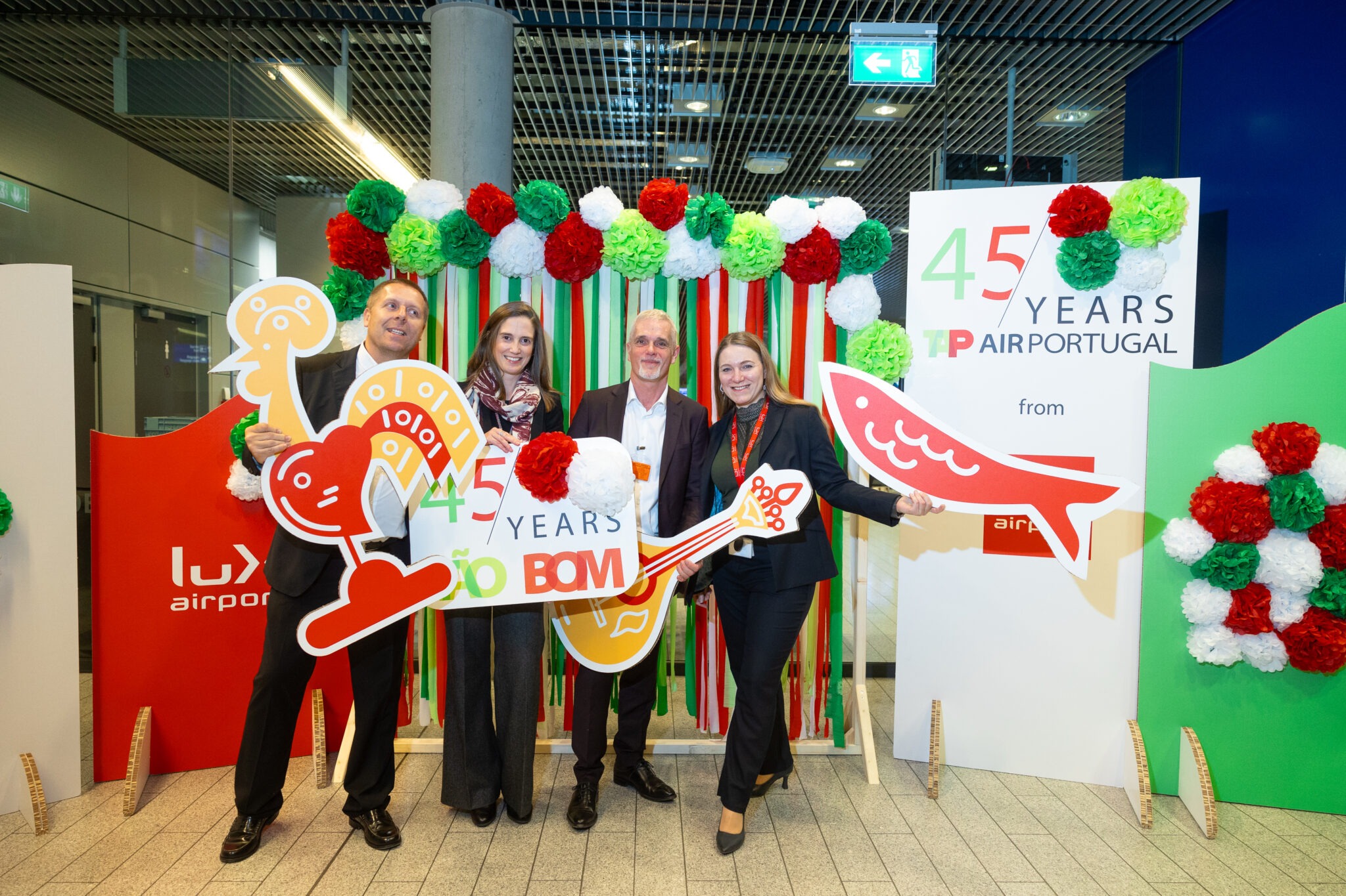 La TAP célèbre 45 ans de vols au départ du Luxembourg ! - lux-Airport