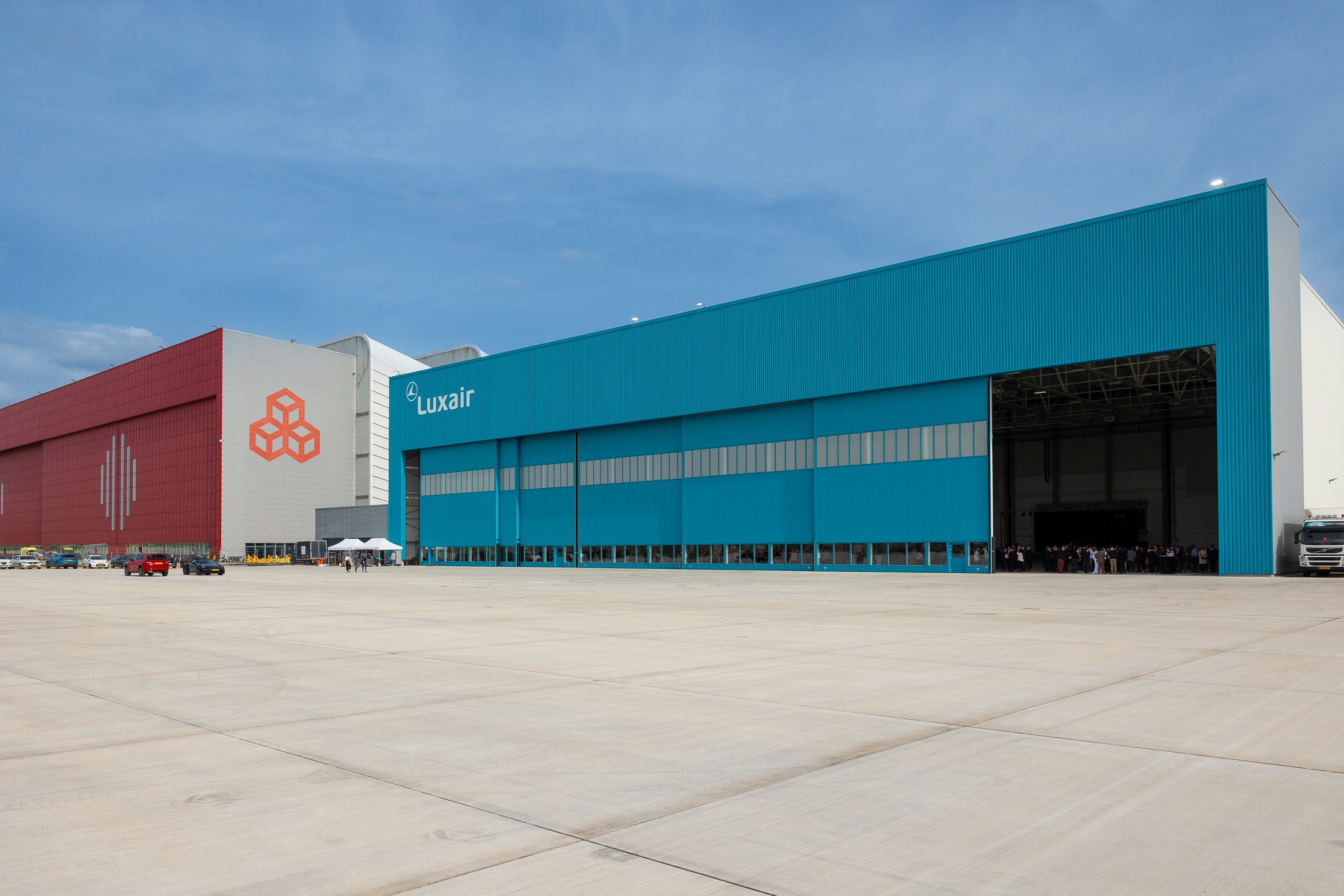 lux-Airport and Luxair inaugurate the new Luxair Aircraft Maintenance ...